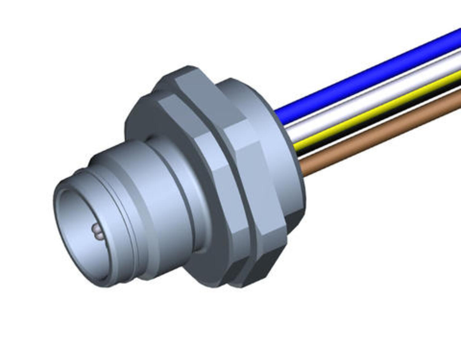 Molex - M12 panel mount receptacle male 8R4E36E03C3003 | OEM Automatic Ltd